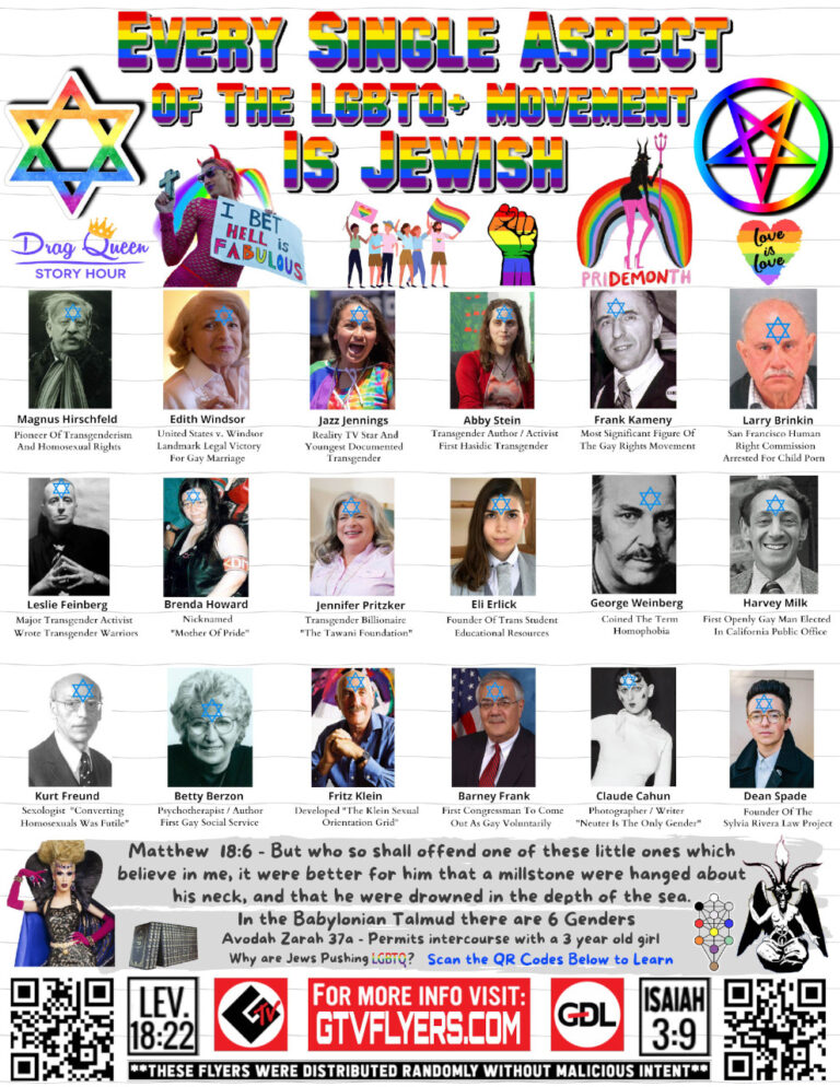 Every Single Aspect of the LGBTQ Movement is Jewish – GTV Flyers